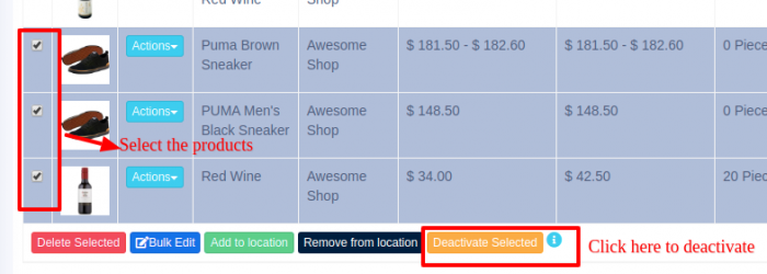 Products Management - Ultimate Fosters