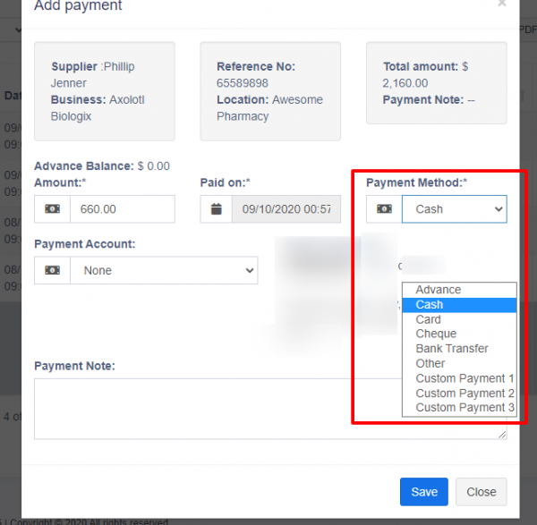 Adding & Editing Payment Method or Pay Via options (Custom payments) - Ultimate Fosters